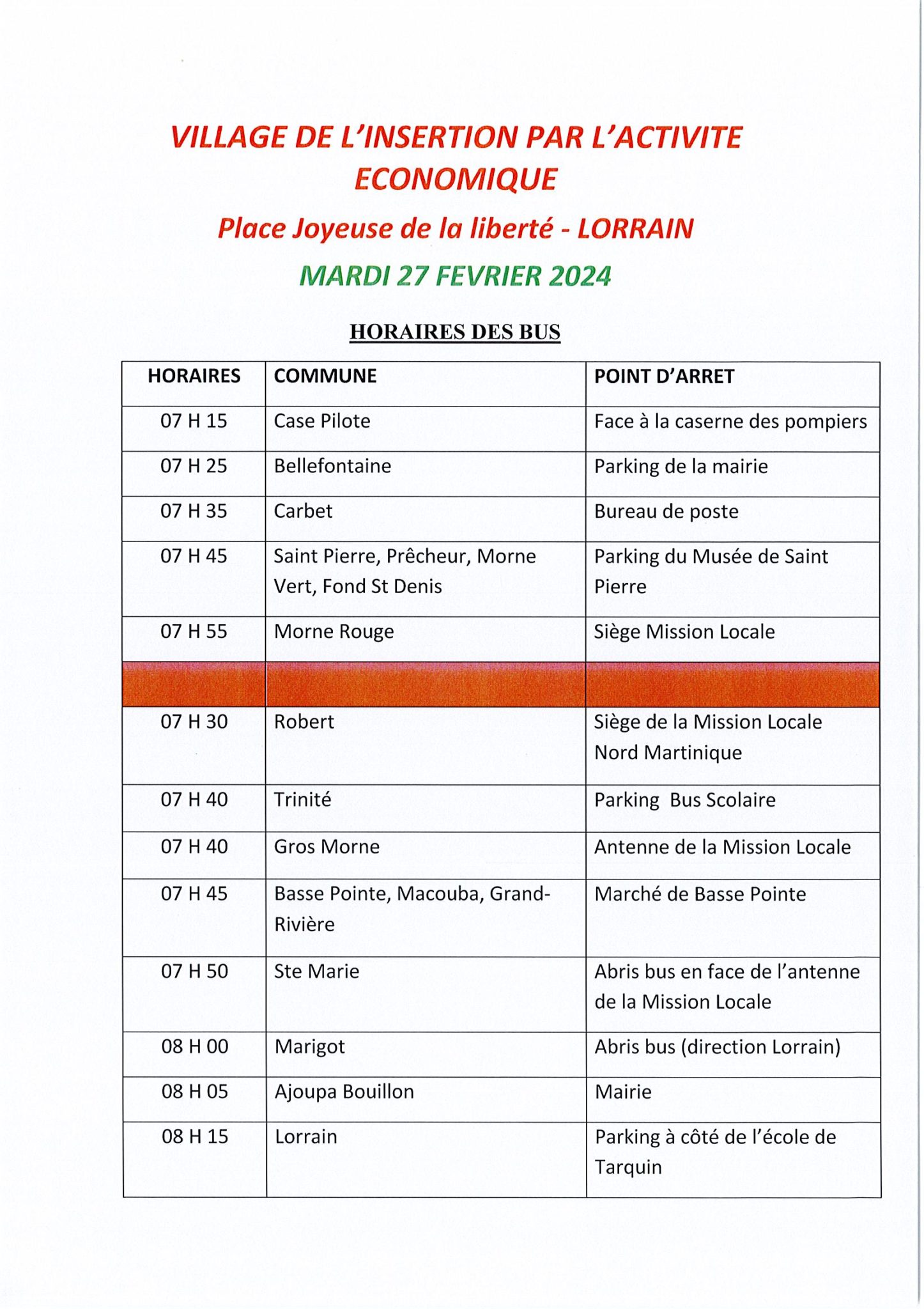 LE VILLAGE DE L’INSERTION PAR L’ACTIVITÉ ÉCONOMIQUE – Milnord Martinique